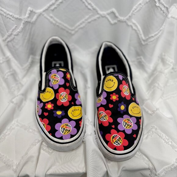 Vans | Shoes | Vans Classic Slipon Rad Happy Unisex Shoe | Poshmark
